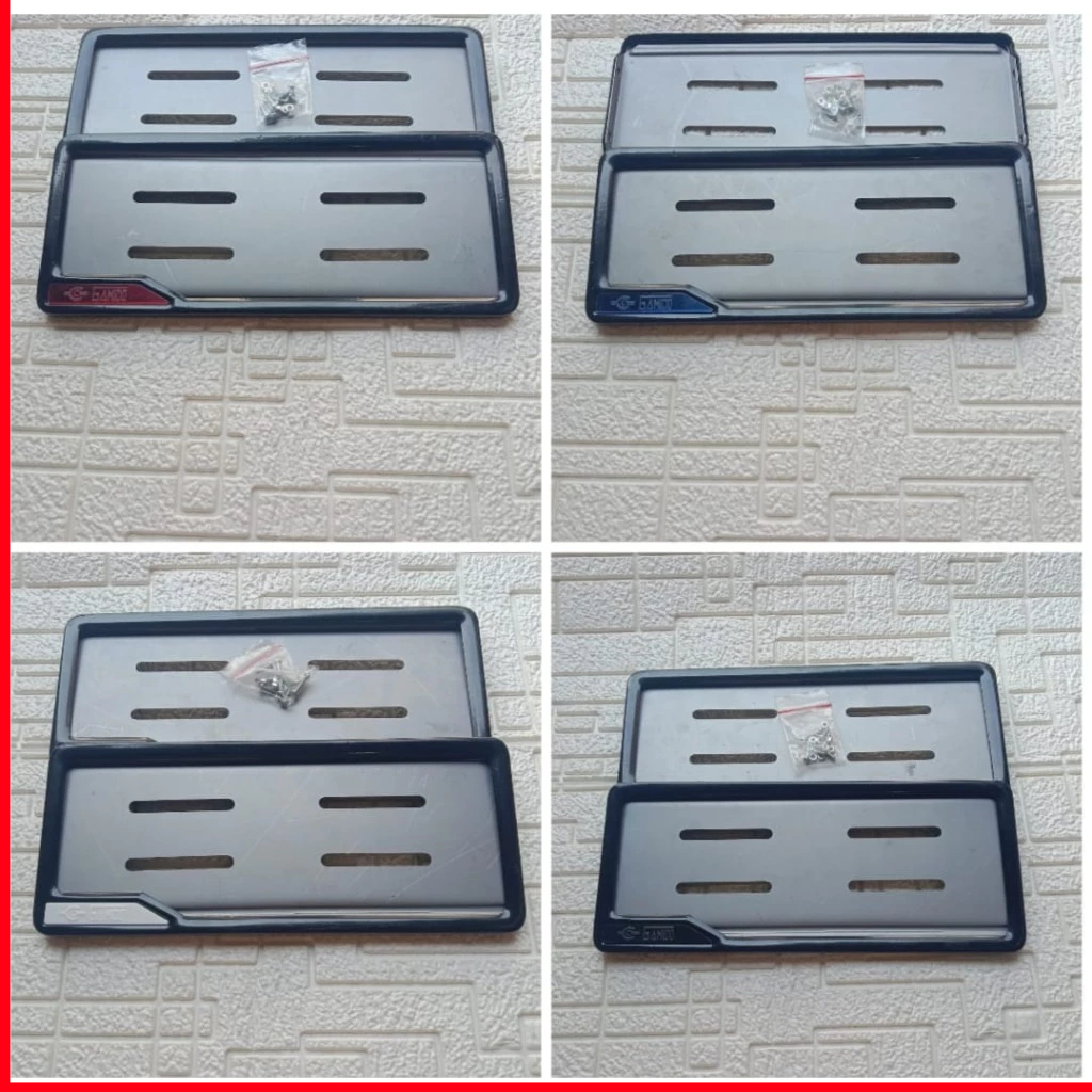 Jual Cover Plat Nomor Gamido motor Bahan Besi Dudukan Tutup Nomor Kotak ...