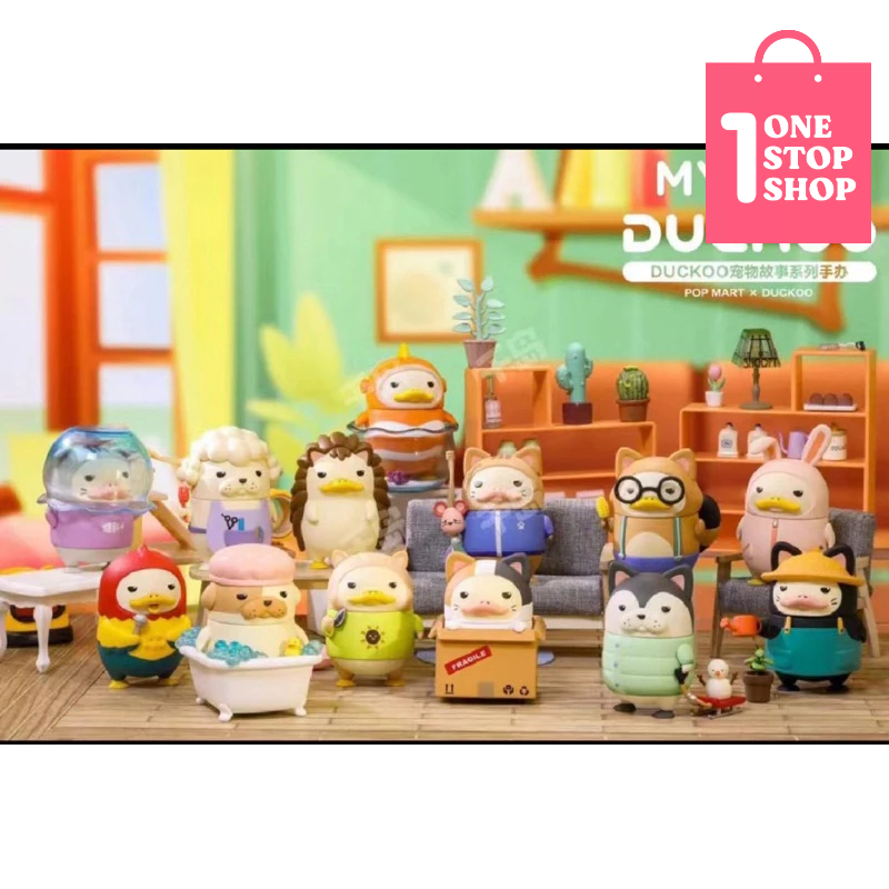 Jual Pop Mart X Duckoo My Pet Duckoo Misteri toys blind box figure ...