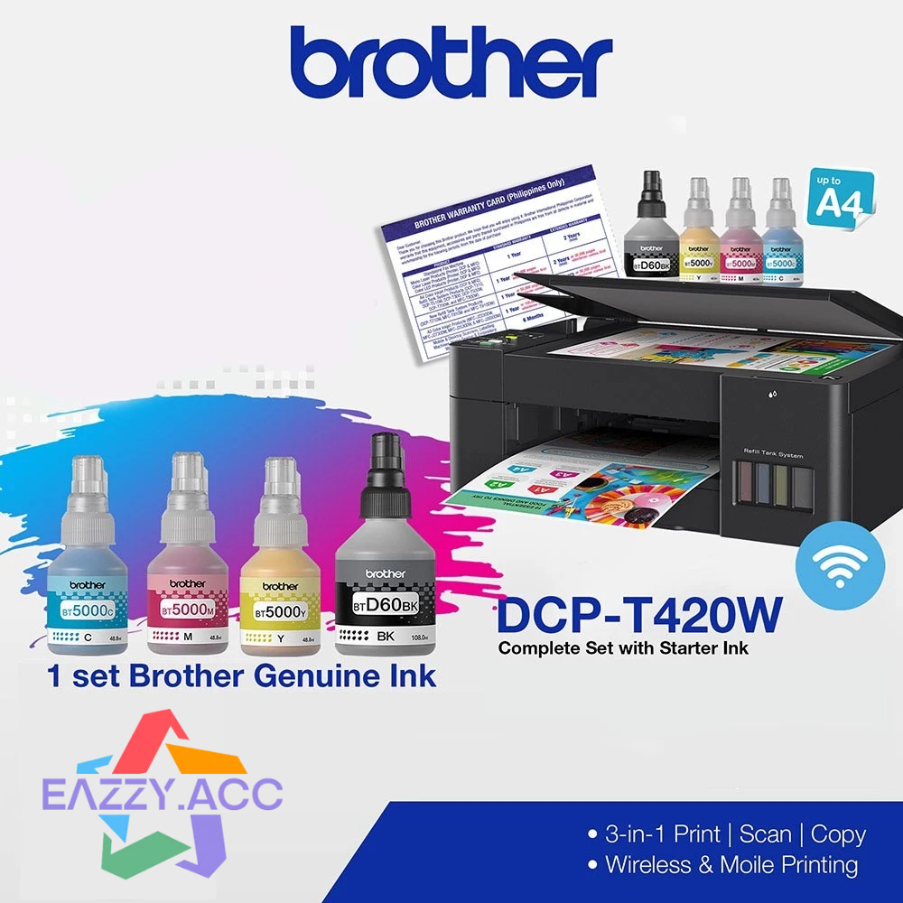 Jual Printer Brother DCP-T420W Wireless Print-Scan-Copy | Shopee Indonesia