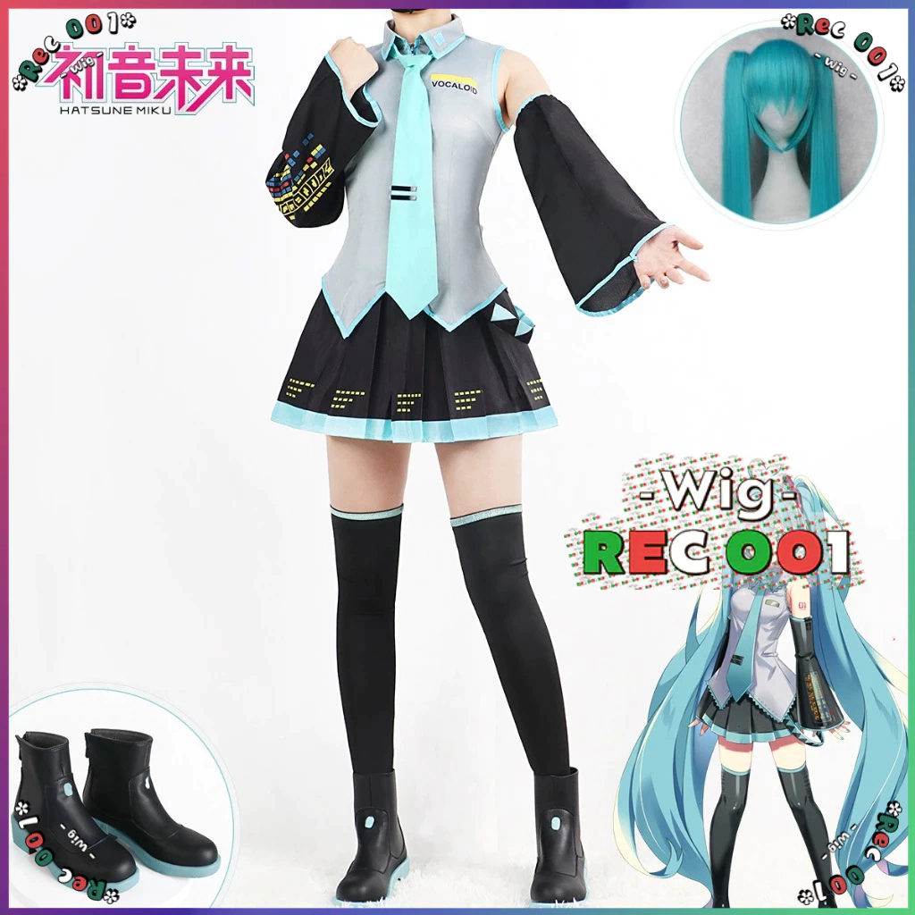 Jual 【Rec001】 Kostum Hatsune Miku Formula Cosplay Hatsune Miku Costume ...