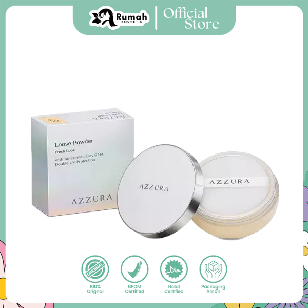Jual AZZURA LOOSE POWDER BEDAK TABUR | Shopee Indonesia