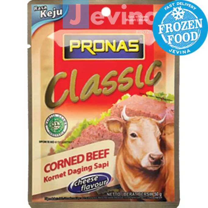 Jual Pronas Corned Beef Sachet 50g | Original | Keju | Pedas | Shopee ...