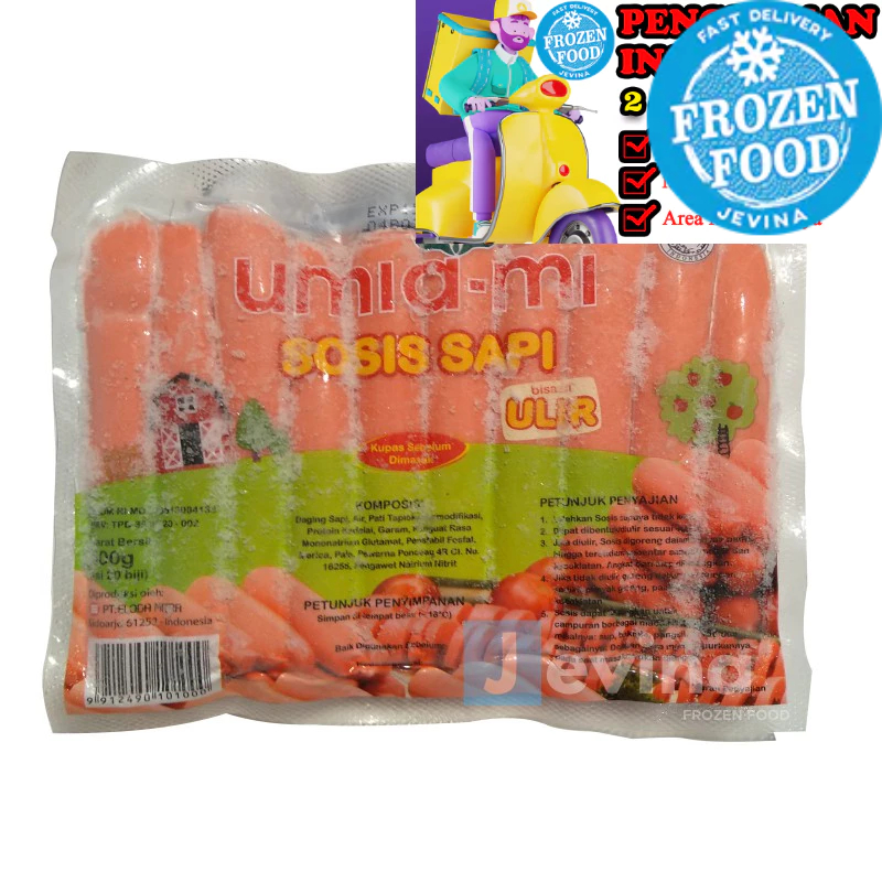 Jual Sosis Sapi Umiami Ulir 500g Isi 20 | Shopee Indonesia