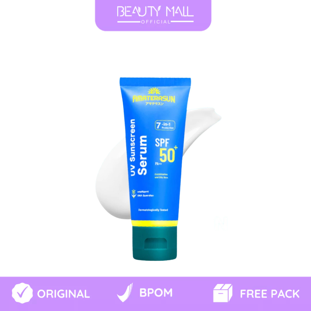 Jual AMATERASUN UV Sunscreen Serum SPF 50+ PA++ 50gr | Shopee Indonesia