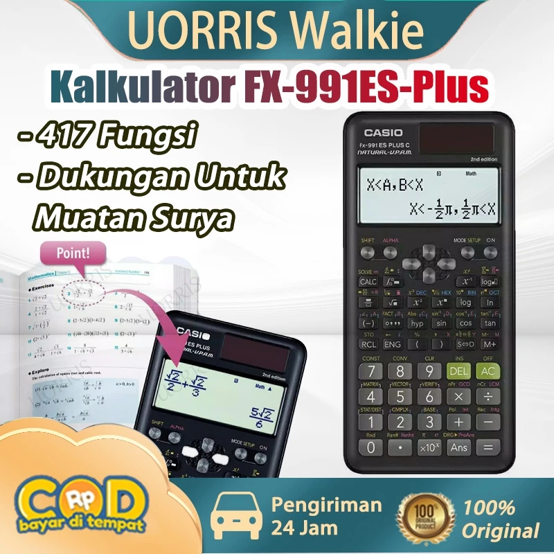 Jual Kalkulator Scientific Casio ilmiah FX-991ES-Plus Kalkulator Casio ...