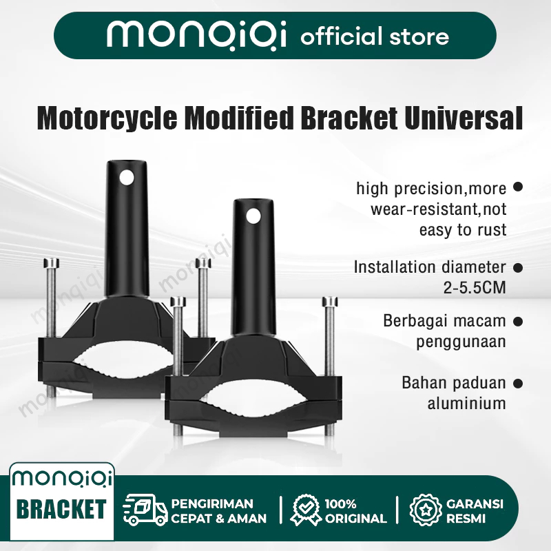 Jual Monqiqi Breket Bracket Dudukan Lampu Tembak Sepeda Motor Braket