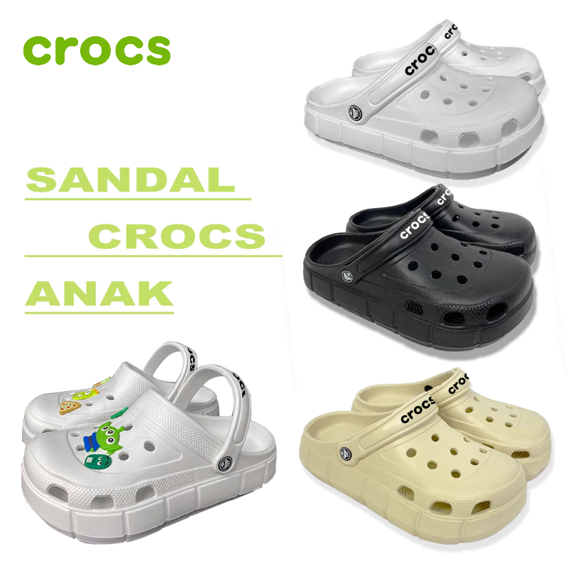 Jual Croc s Sandal Anak Laki Laki Baim Wanita Sendal Jelly Paket ...