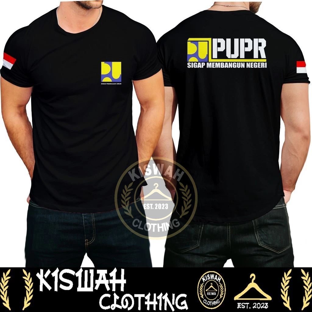 Jual Kaos Tshirt Dinas PUPR Pekerjaan Umum Logo DB Baju Distro | Shopee ...