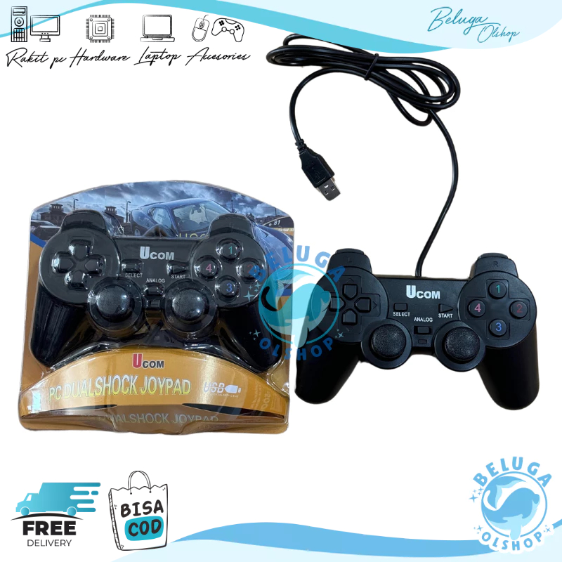 Jual GAMEPAD JOYSTICK SINGLE HITAM USB STICK | Shopee Indonesia