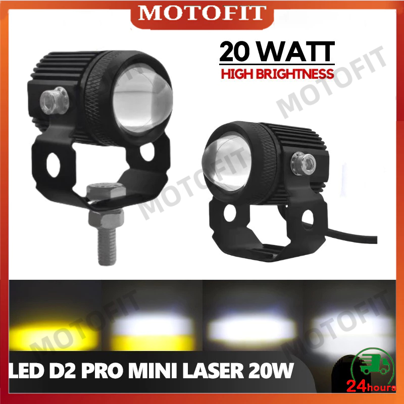 Jual 【COD】Lampu Tembak Laser Led Mini 2 Warna/SUPER TERANG 2 PCS/12V ...