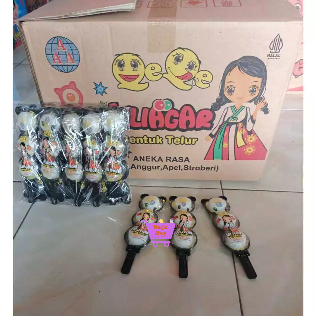 Jual AAA PERMEN JELI AGAR CUP ISI 10 / JELLY AGAR SATE TELOR DONAT ISI ...