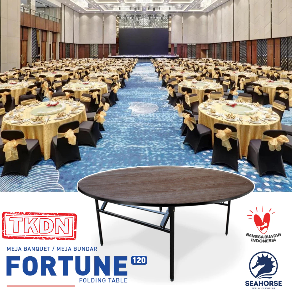 Jual Meja Lipat Bundar Meja Resto Pesta Meja Banquet - Seahorse FORTUNE ...