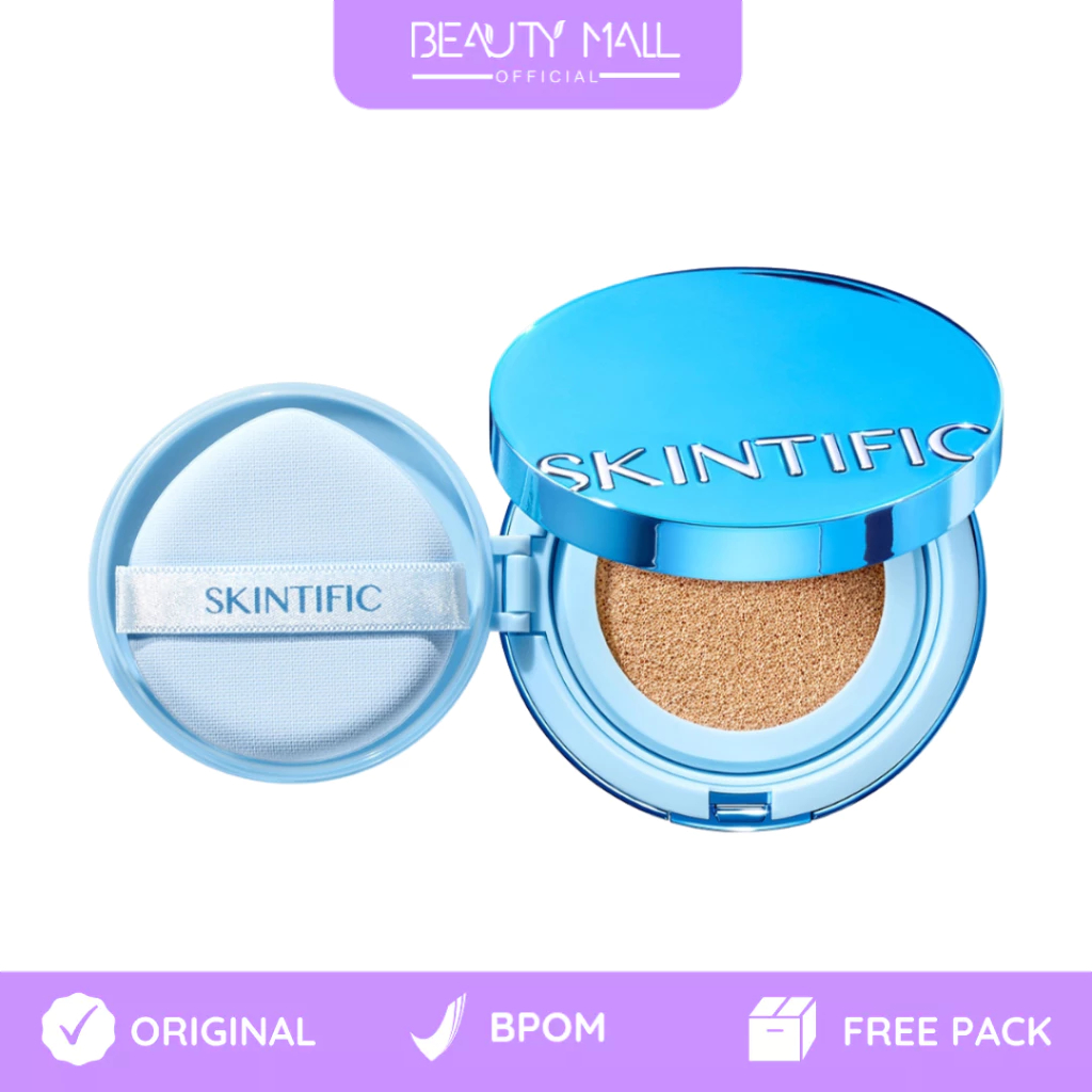 Jual [NEW] SKINTIFIC - Perfect Stay Velvet Matte Cushion 11ml (BIRU ...