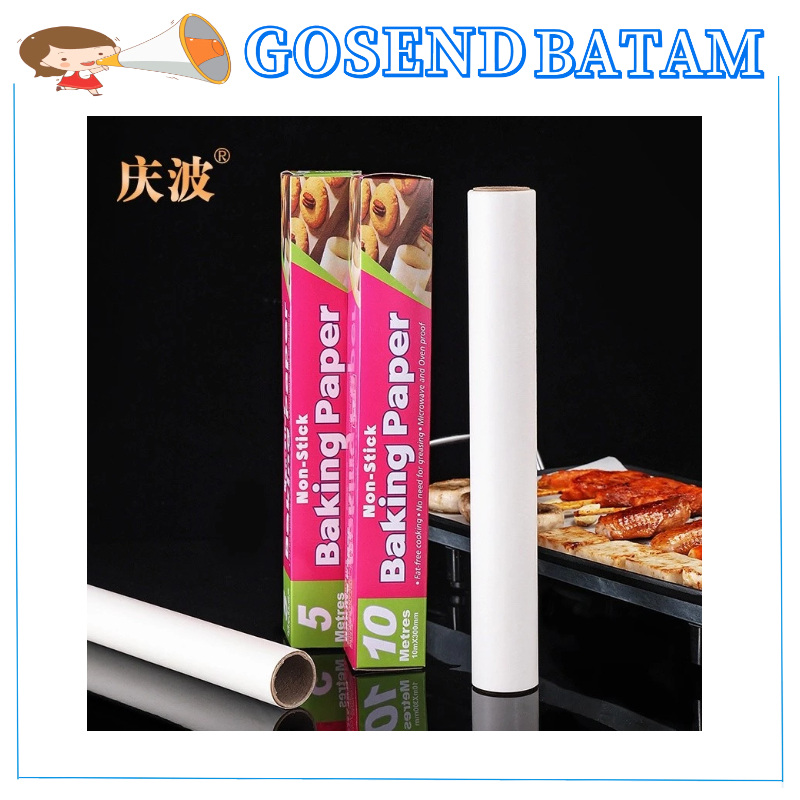 Jual (GOSEND) Kertas Roti Baking Paper Alas Roti Silicone Oil Paper 5 ...