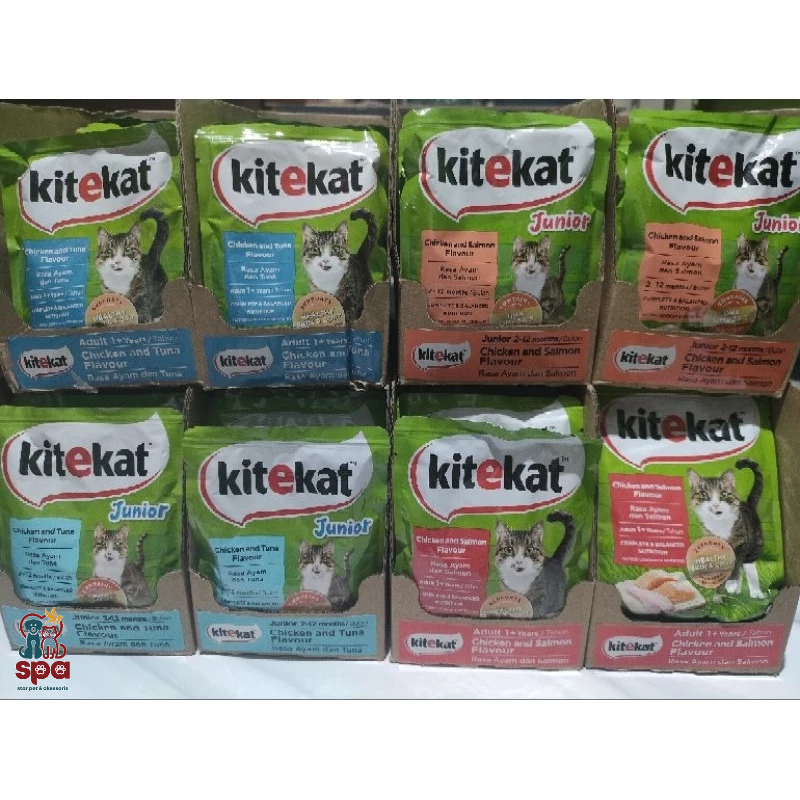 Jual KITEKAT POUCH 70GR All Varian Makanan Kucing Basah Cat Food ...