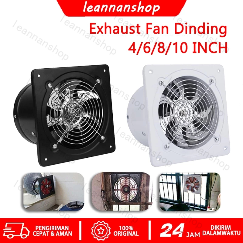 Jual 4/6 Inch Exhaust Fan Dinding / Kipas Exhaust Ventilasi Dinding ...