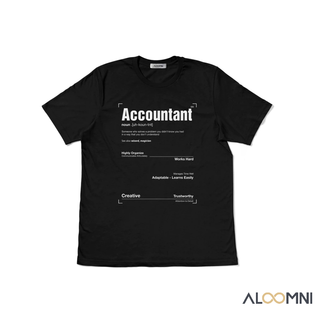 Jual Aloomni Kaos Accountant Definition | Shopee Indonesia