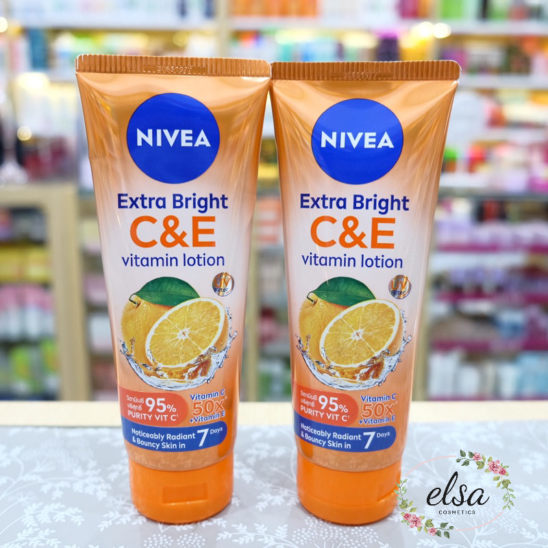 Jual Nivea Extra Bright C & E Vitamin Lotion 180ml | Shopee Indonesia