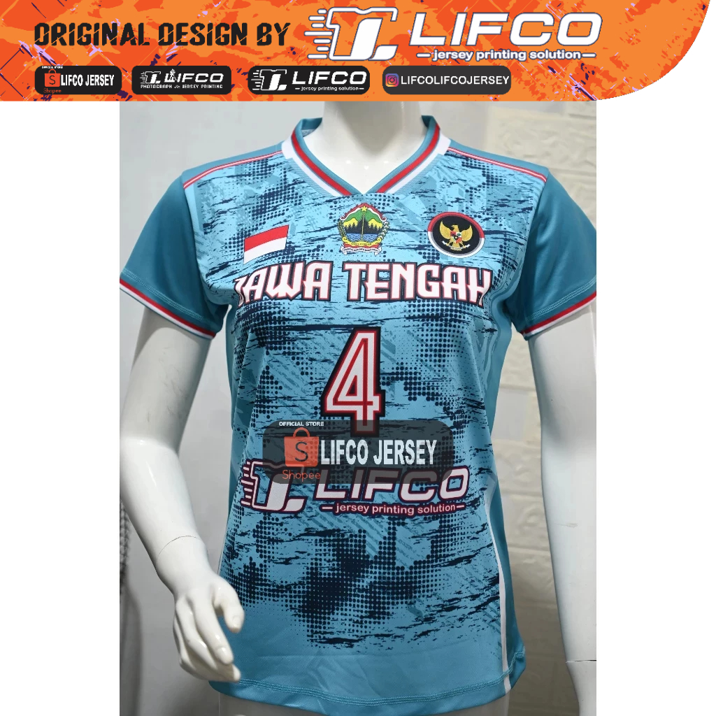 Jual JERSEY LIFCO ORIGINAL BULAN KEMERDEKAAN NUSANTARA SERIES CEWEK ...