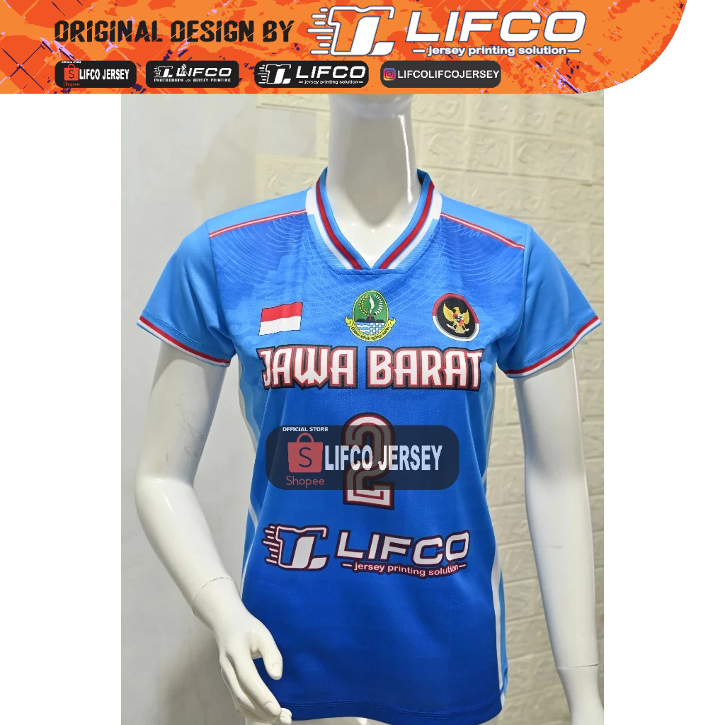 Jual JERSEY LIFCO ORIGINAL BULAN KEMERDEKAAN NUSANTARA SERIES CEWEK ...