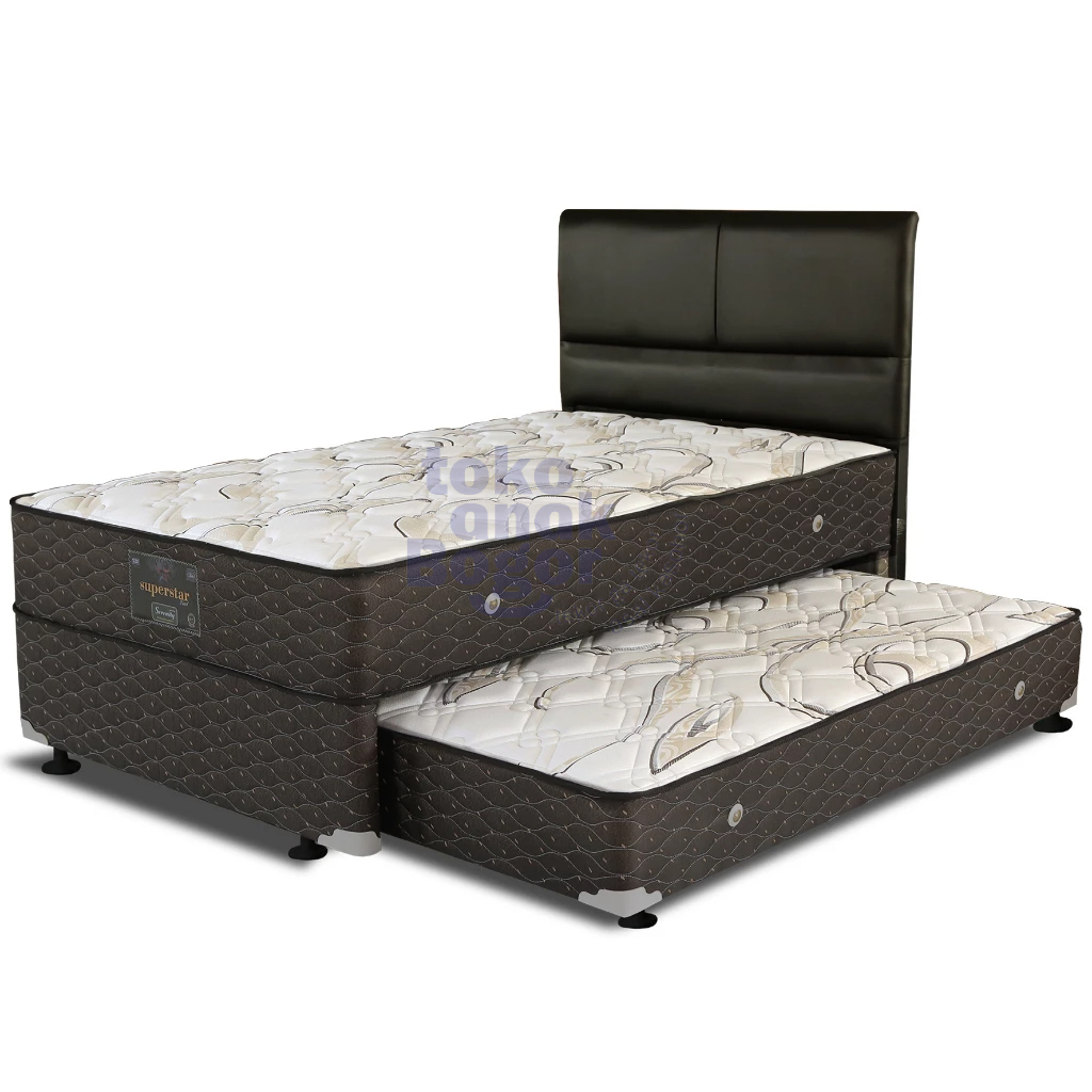 Jual Kasur Springbed Elite Serenity Superstar 2 in 1 spring bed sorong kasur anak tingkat ...