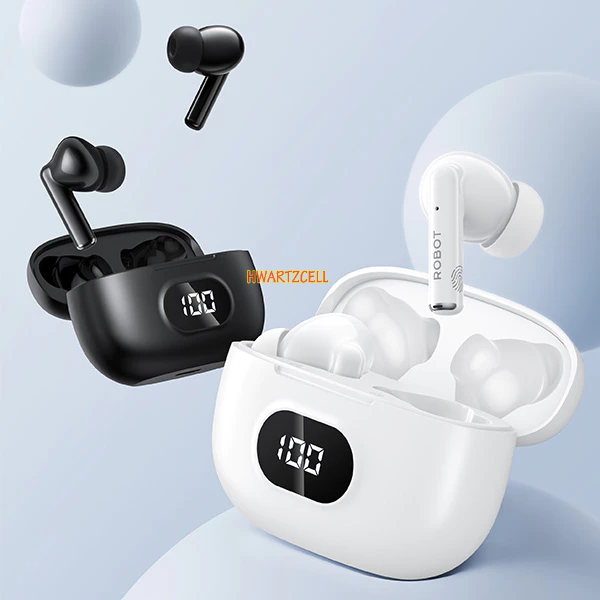 Jual HWARTZ - Robot TWS Wireless Earphone Airbuds T70 Original BT 5.3 ...