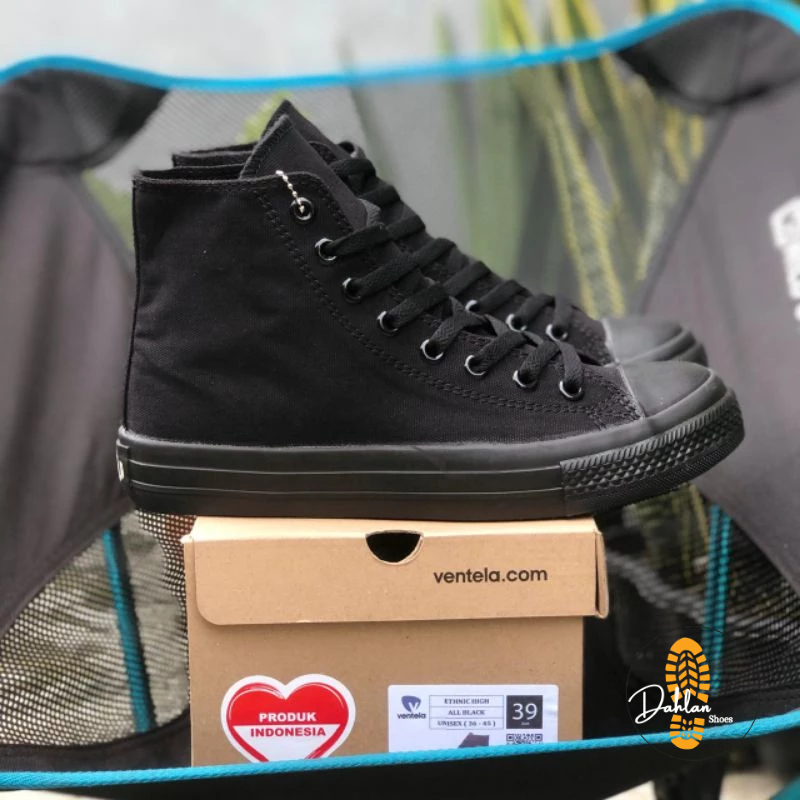 Jual Full black ventela terbaru original | Shopee Indonesia