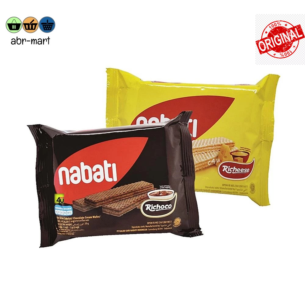 Jual 5 PCS RICHEESE NABATI WAFER 37 GR ( PAKET BUNDLE ) ** | Shopee Indonesia