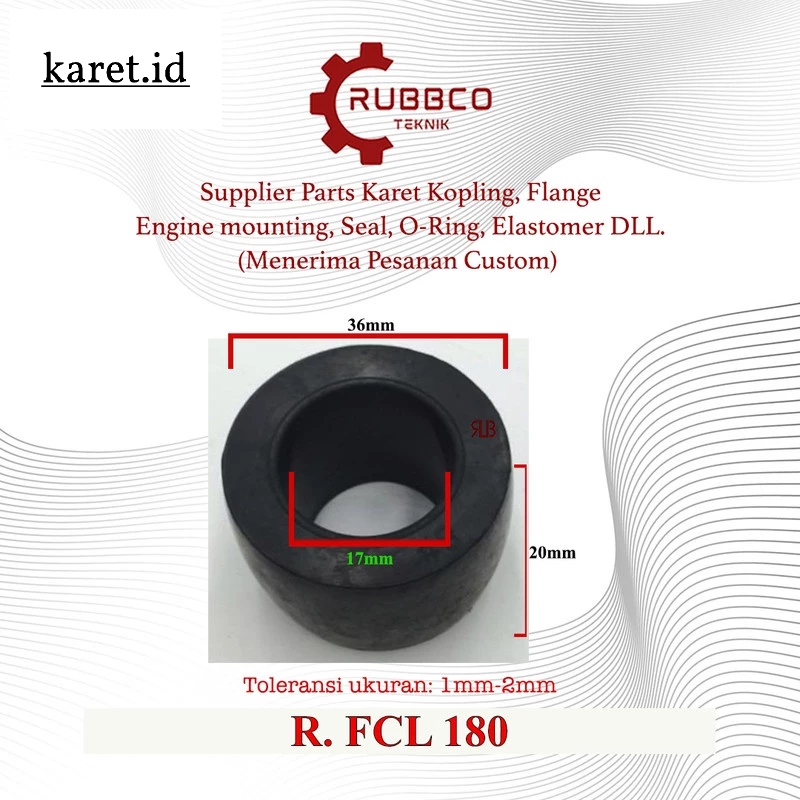 Jual KARET KOPLING FCL 180 NBK Rubber Coupling fcl 180 NBK | Shopee ...