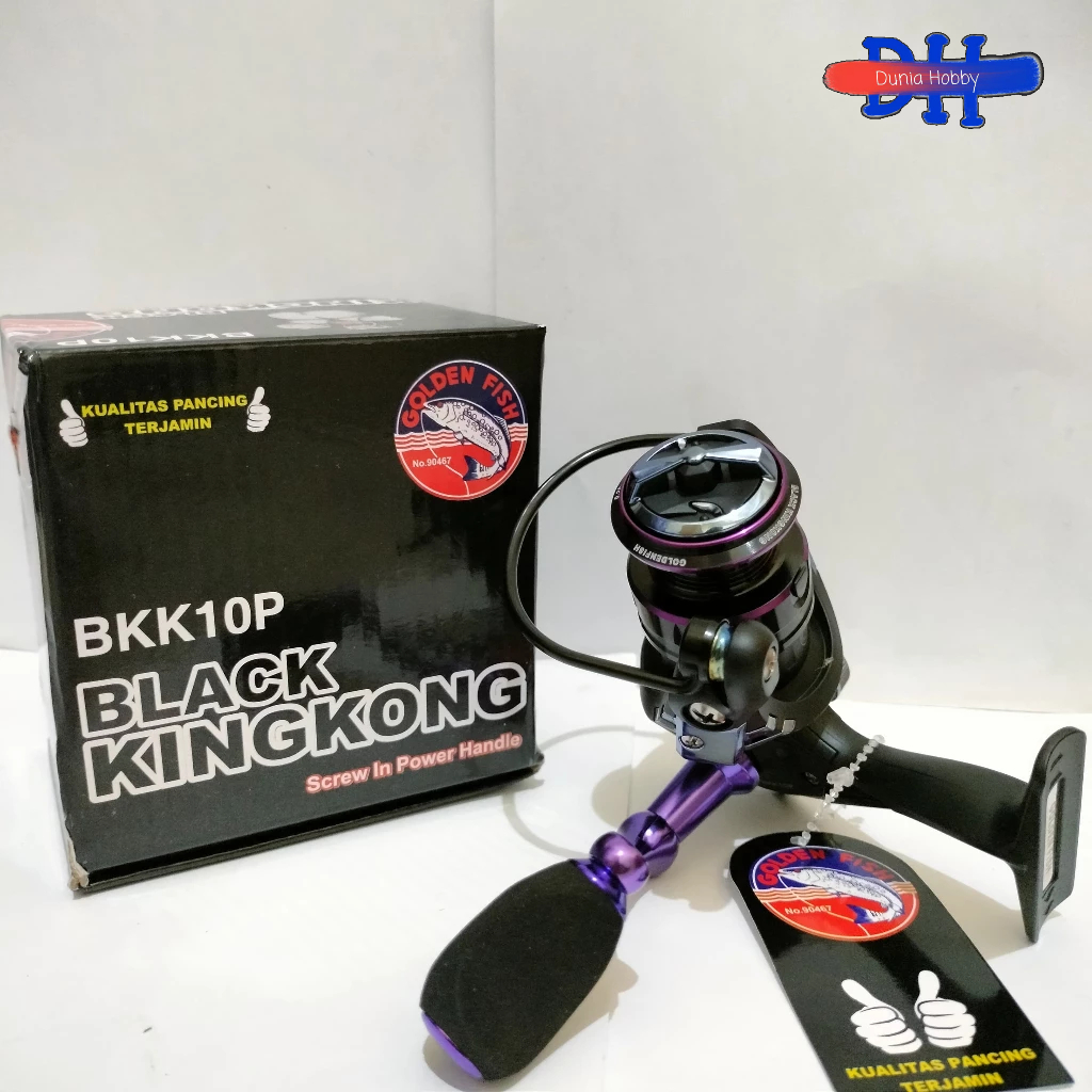 Jual REEL GOLDEN FISH BLACK KINGKONG BKK 1000-3000 PH (ORIGINAL ...