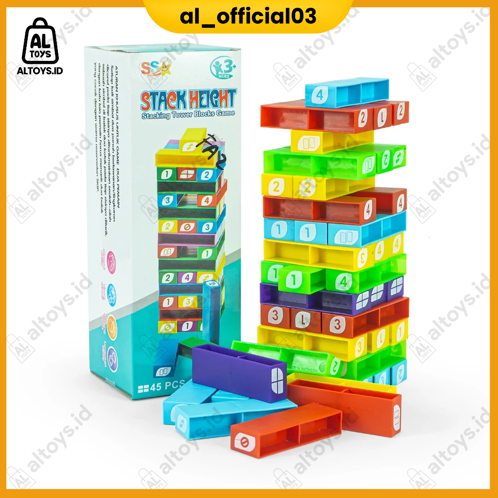 Jual Mainan Stacko Stacking Block Tower Mini SS1731 Mainan Keluarga ...