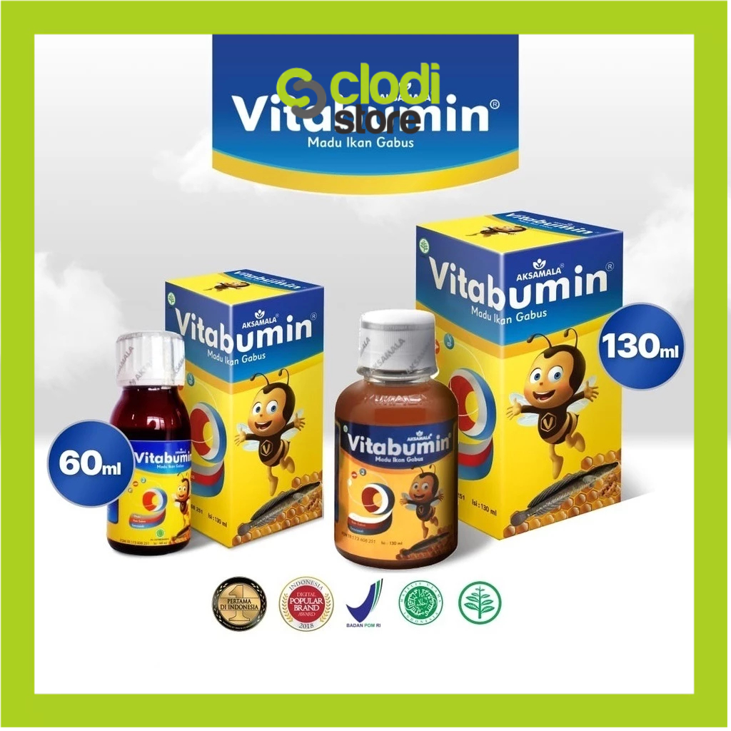 Jual Vitabumin 60ml / 130ml Vitamin Madu Anak vitamin anak madu Madu Gizidat Madu Vitabumin ...
