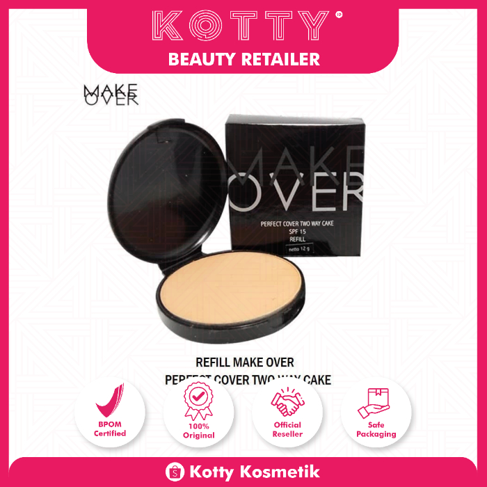 Jual Kotty Kosmetik - Make Over REFILL Perfect Cover Two Way Cake ...
