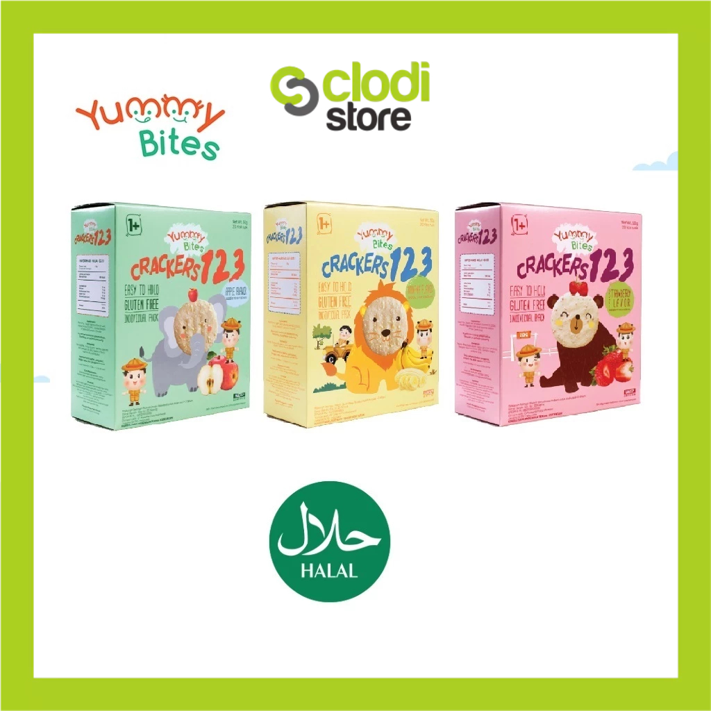 Jual YUMMY BITES 123 (SNACK BAYI USIA 1,2,3 TAHUN) snack bayi cemilan ...