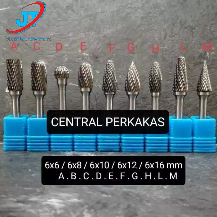 Jual Mata Bor Tuner Cuner Porting Caribide Rotary 6mm 8mm 10mm 16mm (A ...