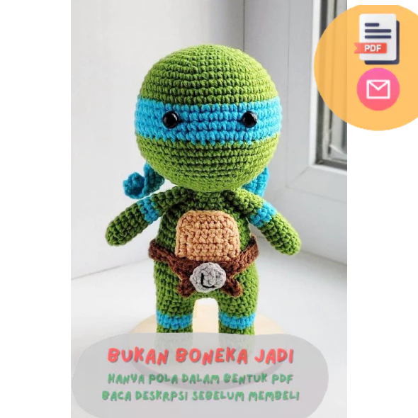 Jual Teenage Mutant Ninja Turtle {Pdf File Amigurumi Pattern} | Shopee Indonesia