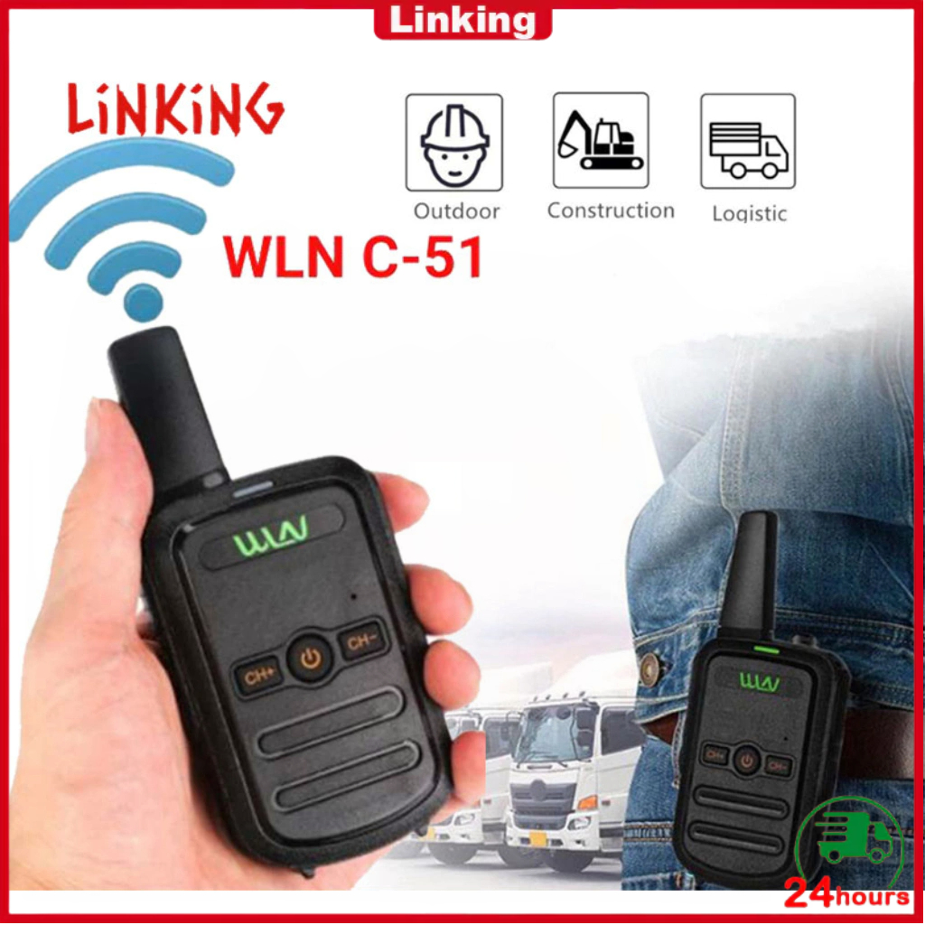 Jual 【COD】 HT WLN-C51 Handy Talky Sipil Daya Tinggi Mini Wln Two-Way ...