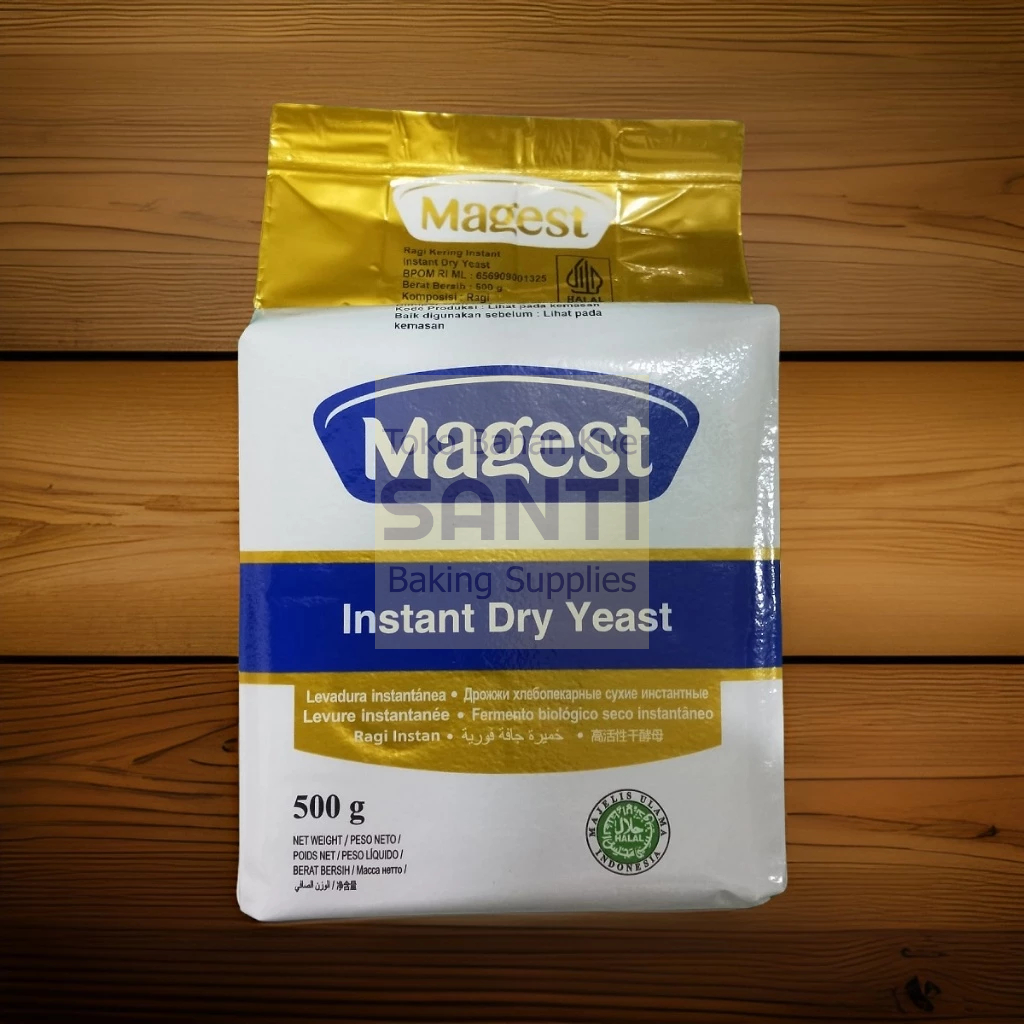 Jual Magest | Ragi Instant Dry Yeast Pengembang Roti/Kue | 500 Gram ...