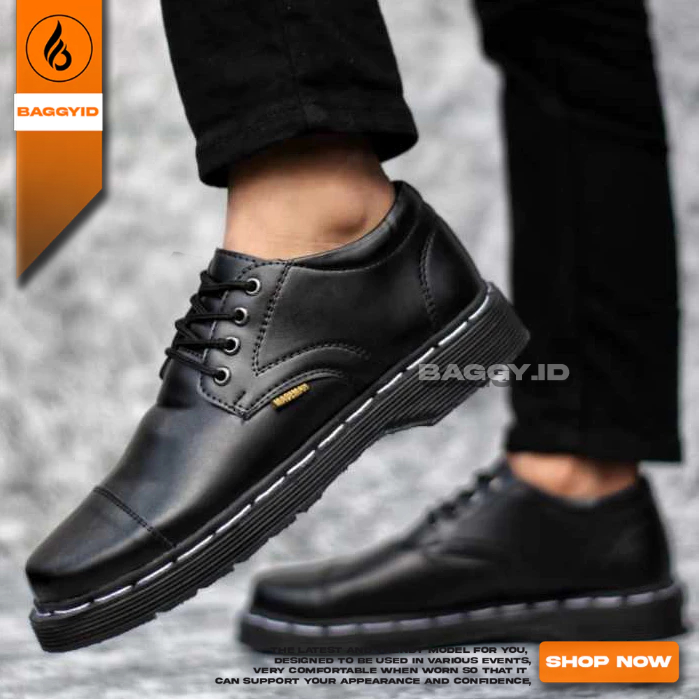 Jual Sepatu Oxford Hitam Docmart Formal Casual Pria | Shopee Indonesia