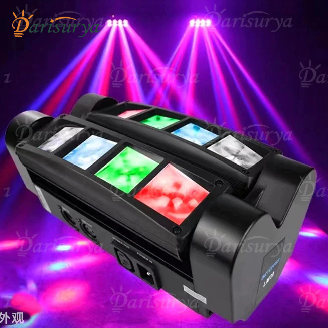 Jual Lampu spider led Moving head mini spider 8x5watt LED mini spider ...