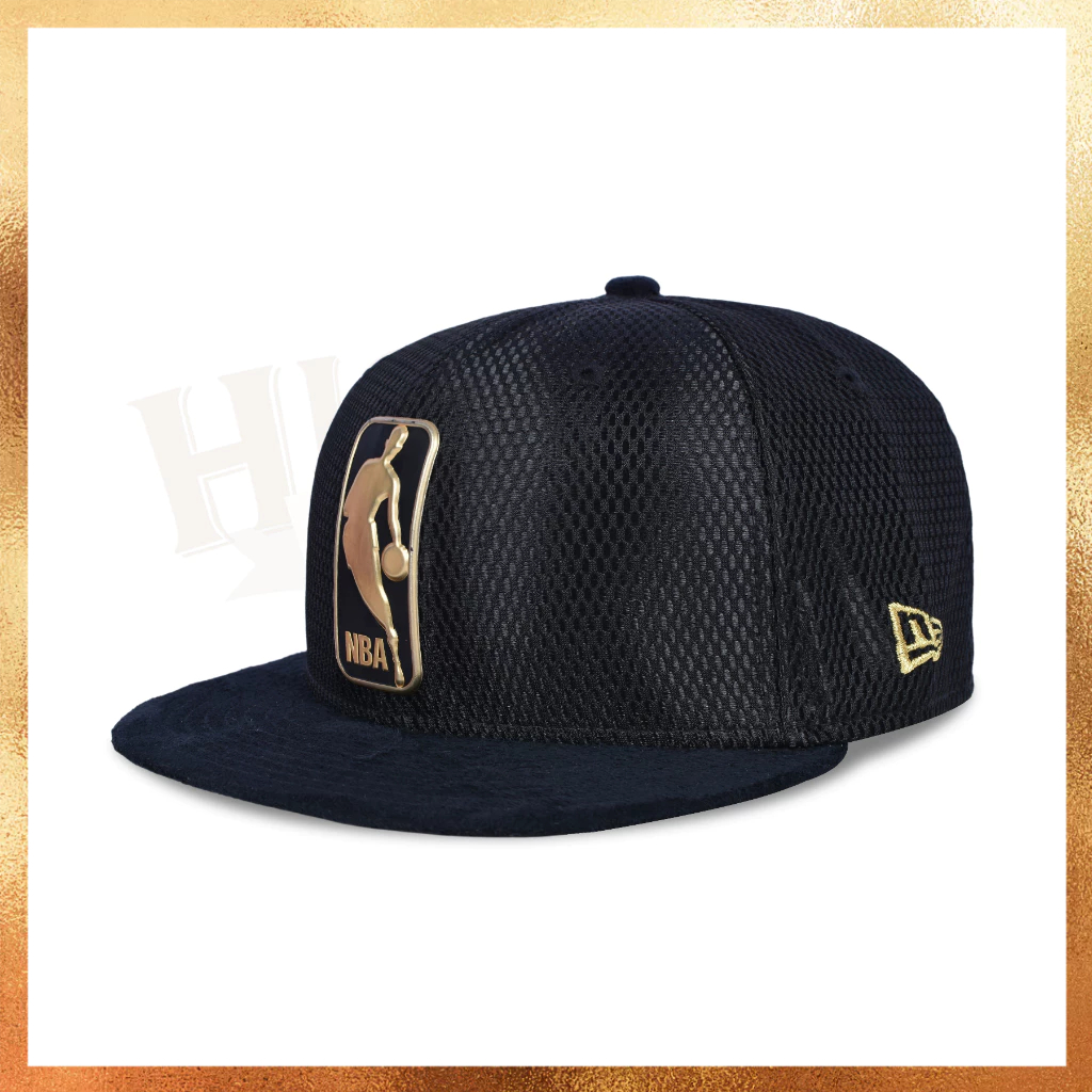 Jual READY STOCK!! Topi New Era NBA Logo Black 59FIFTY Fitted Hat 100% ...