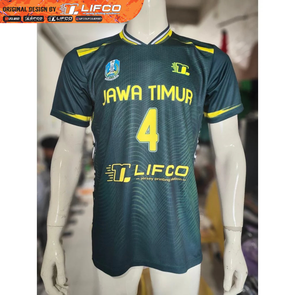 Jual JERSEY VOLLEY BALL ORIGINAL LIFCO -Jawa Timur- HIJAU(TIDAK BISA ...