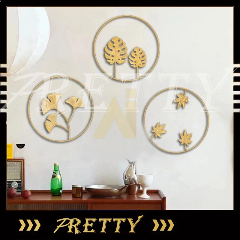 Jual COD Wall Decor Metal Hiasan Dinding Daun Aesthetic Nordic Style ...