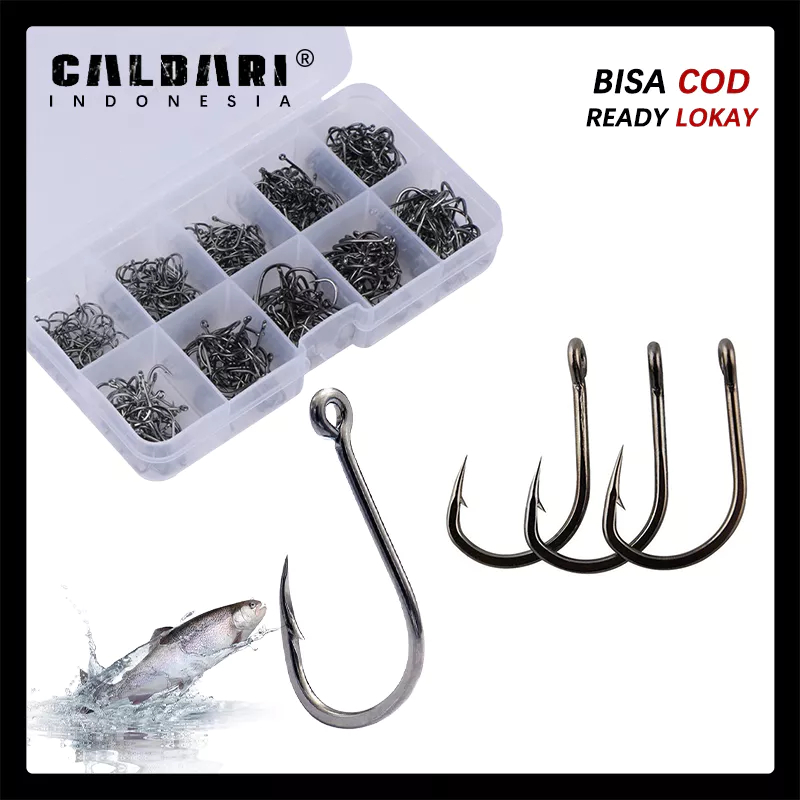 Jual CALDARI Hook Kail Pancing 100 Pcs/box Kail Pancing joran pancing ...