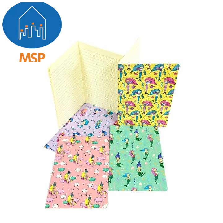 Jual Notebook Bergaris Set/Buku Catatan Bergaris/Cover Mermaid/MSP-A13 ...