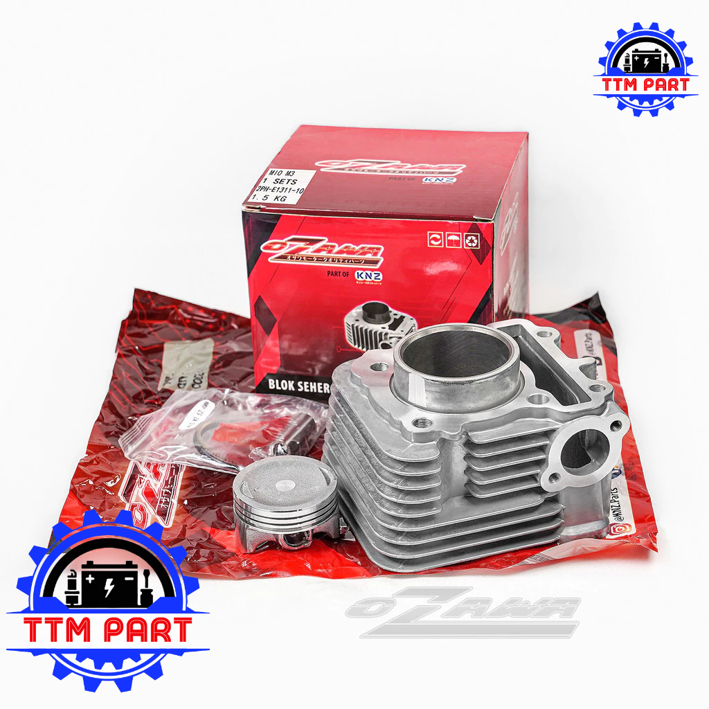 Jual CYLINDER BLOCK KIT YAMAHA MIO M3 (2PH) BLOK SEHER OZAWA | Shopee Indonesia