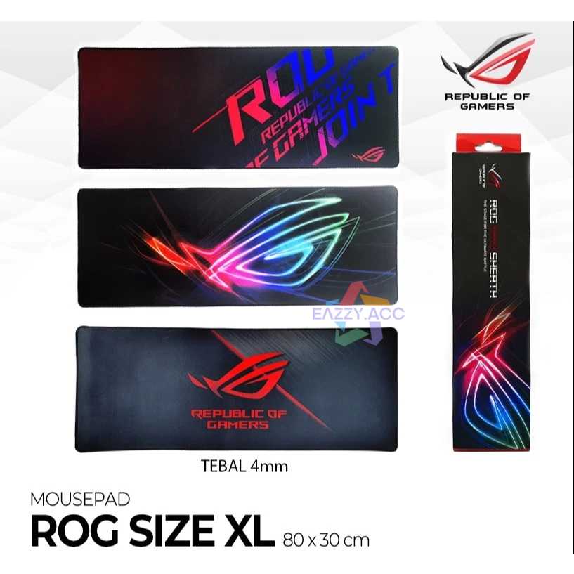 Jual Mouse Pad Gaming ROG M L XL Kotak | Shopee Indonesia
