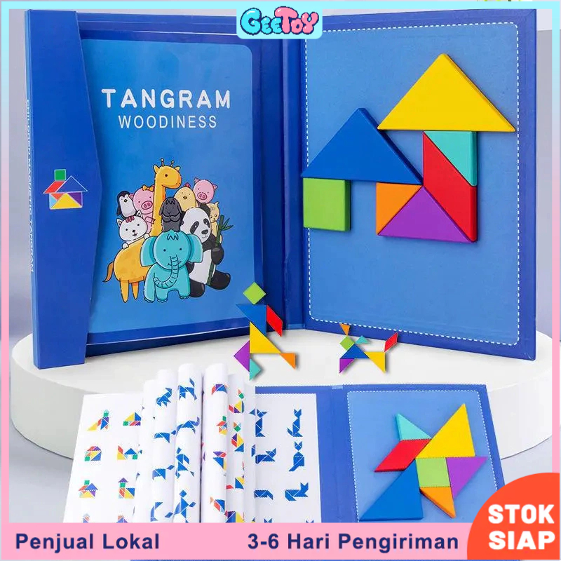 Jual GeeToy Mainan Pendidikan 3DMagnetic Puzzle Mainan Gripper Tangan ...