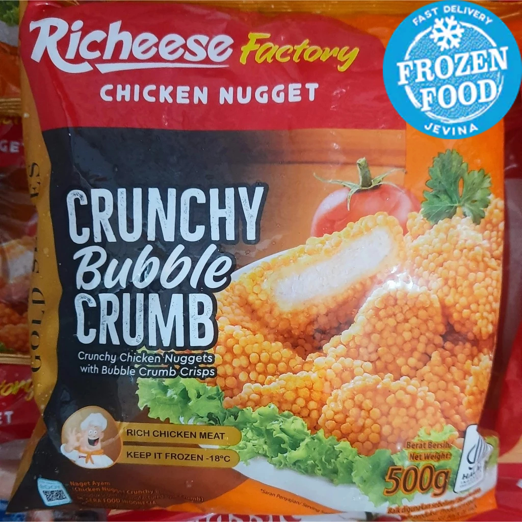 Jual Richeese Crunchy Bubble Crumb 250g | 500g | Shopee Indonesia