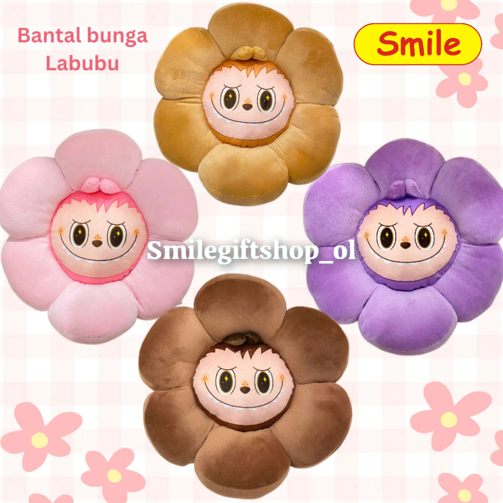 Jual Bantal Plush Toys Sofa Bunga Flower Labubu The Monster Exciting ...